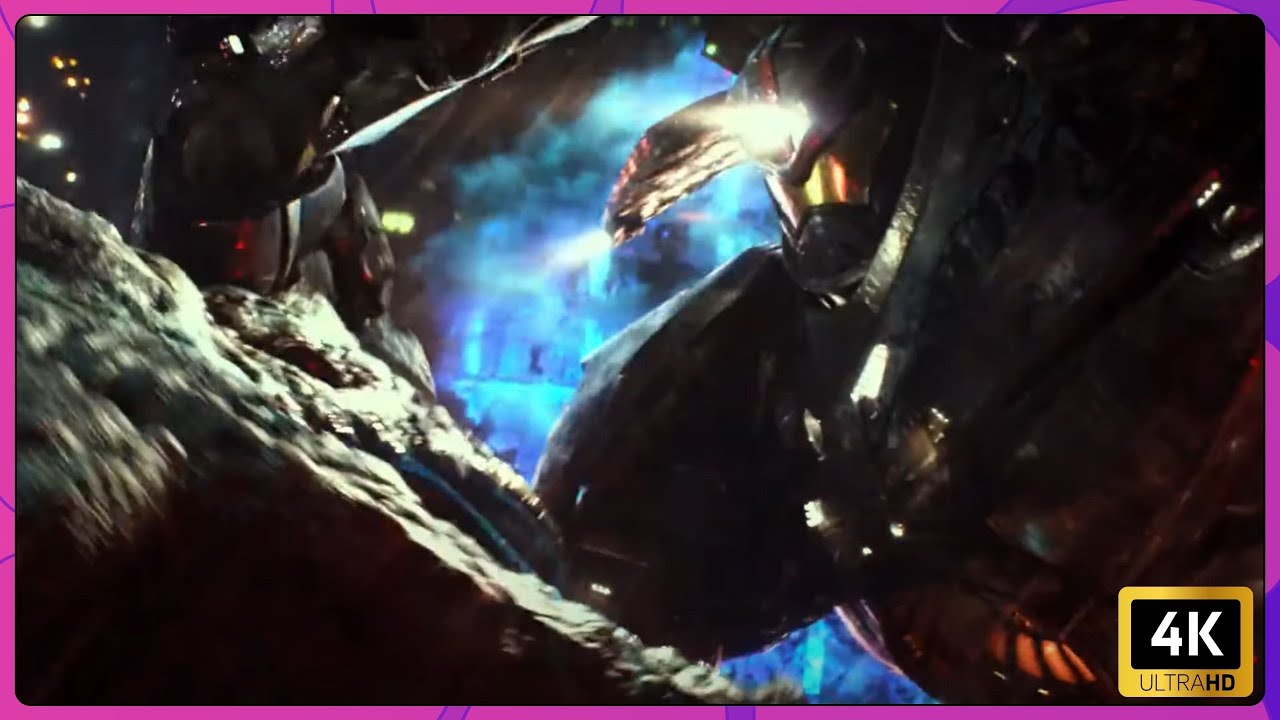 PACIFIC RIM: Gipsy Danger vs Otachi / Hong Kong Fight Scene - 4K ...