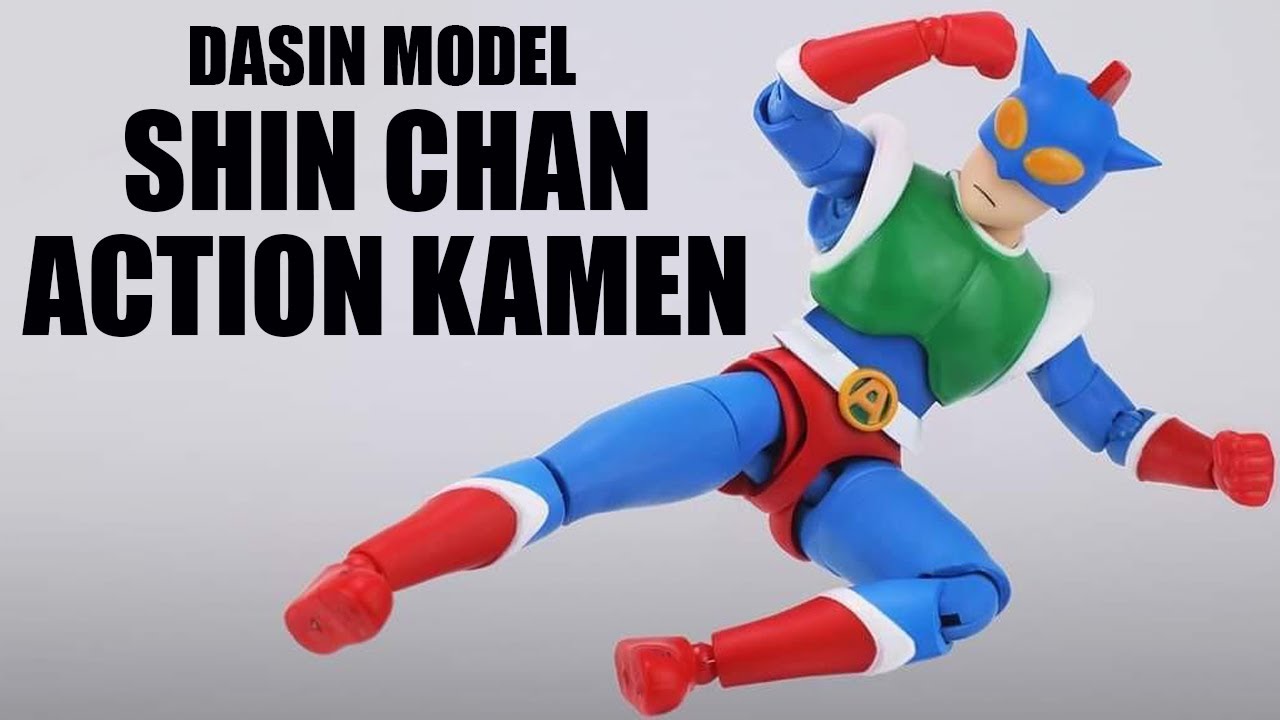 UNBOXING - Dasin Model 1/12 - Shin Chan Action Kamen - YouTube