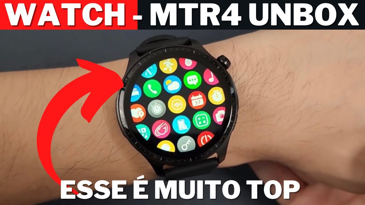 KIWITIME MTR4 SMATWATCH - UNBOXING COMPLETO EM DETALHES. MTR SMATWATCH ...