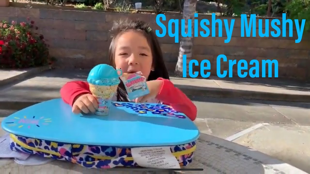 Squishy Mushy Ice cream Open Toy - YouTube