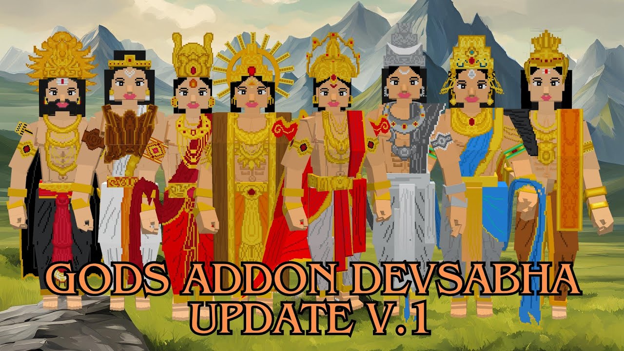 Hindu gods addon update ( devsabha v.2 ) In #minecraft - YouTube