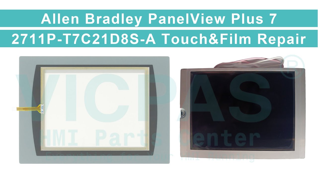 How to Repair 2711P-T7C21D8S-A Panelview Plus 7 Protective Film ...