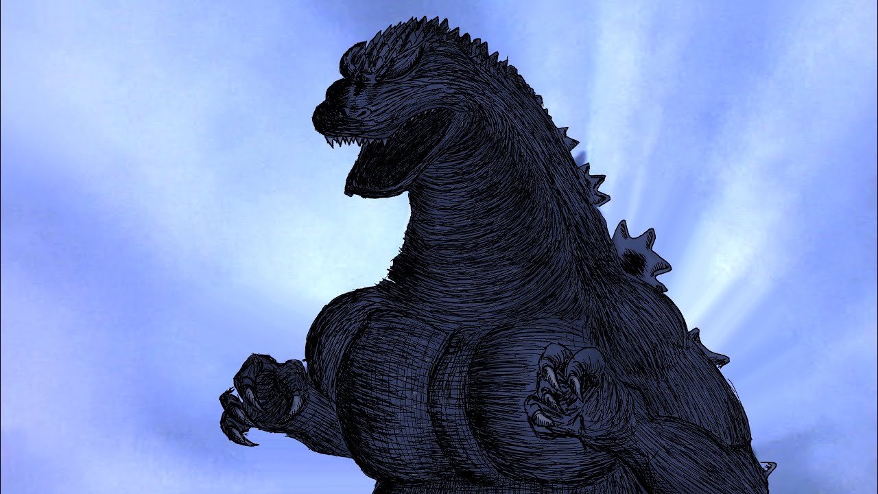 Godzilla Junior | Drawing (By GSTE) - YouTube
