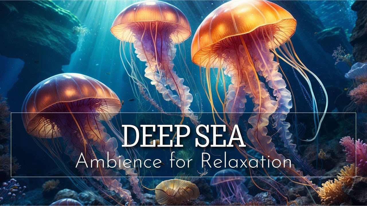Dive into Deep Ocean Relaxation with Mesmerizing Jellyfish - YouTube