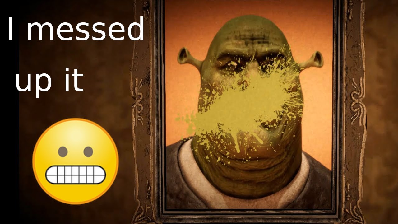 I messed up Shrek's painting | 5 nights at Shrek's Hotel 2 - YouTube
