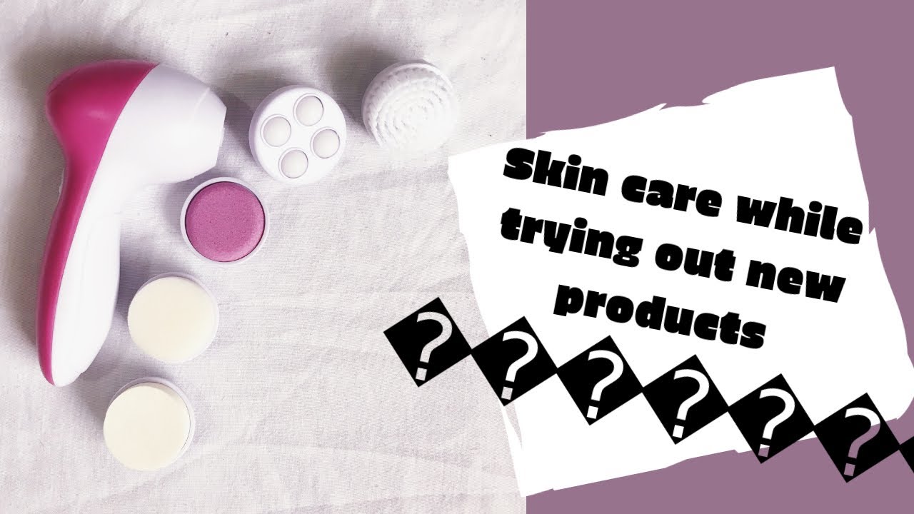 Trying out new skin care products - YouTube