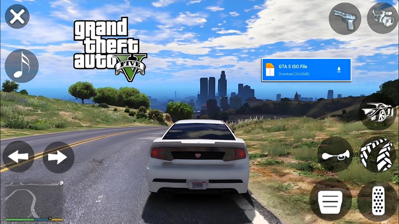 GTA 5 Android On Mobile Skip Verification Gameplay + GTA 5 Mobile & GTA ...
