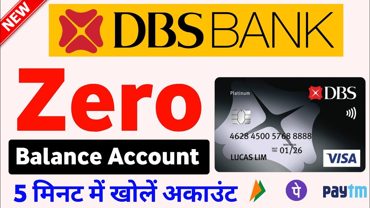 dbs bank zero balance account opening online | dbs bank account opening ...