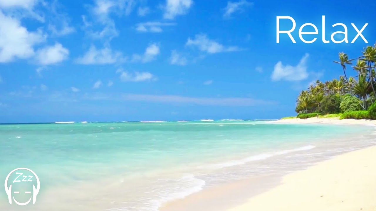 Mental Vacation~Tropical Beach ~Calming Sea Waves~Ocean Waves ~Natural ...
