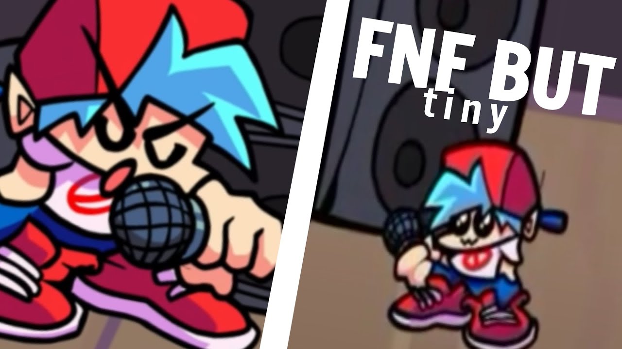 PLAYING FNF BUT TINY - YouTube