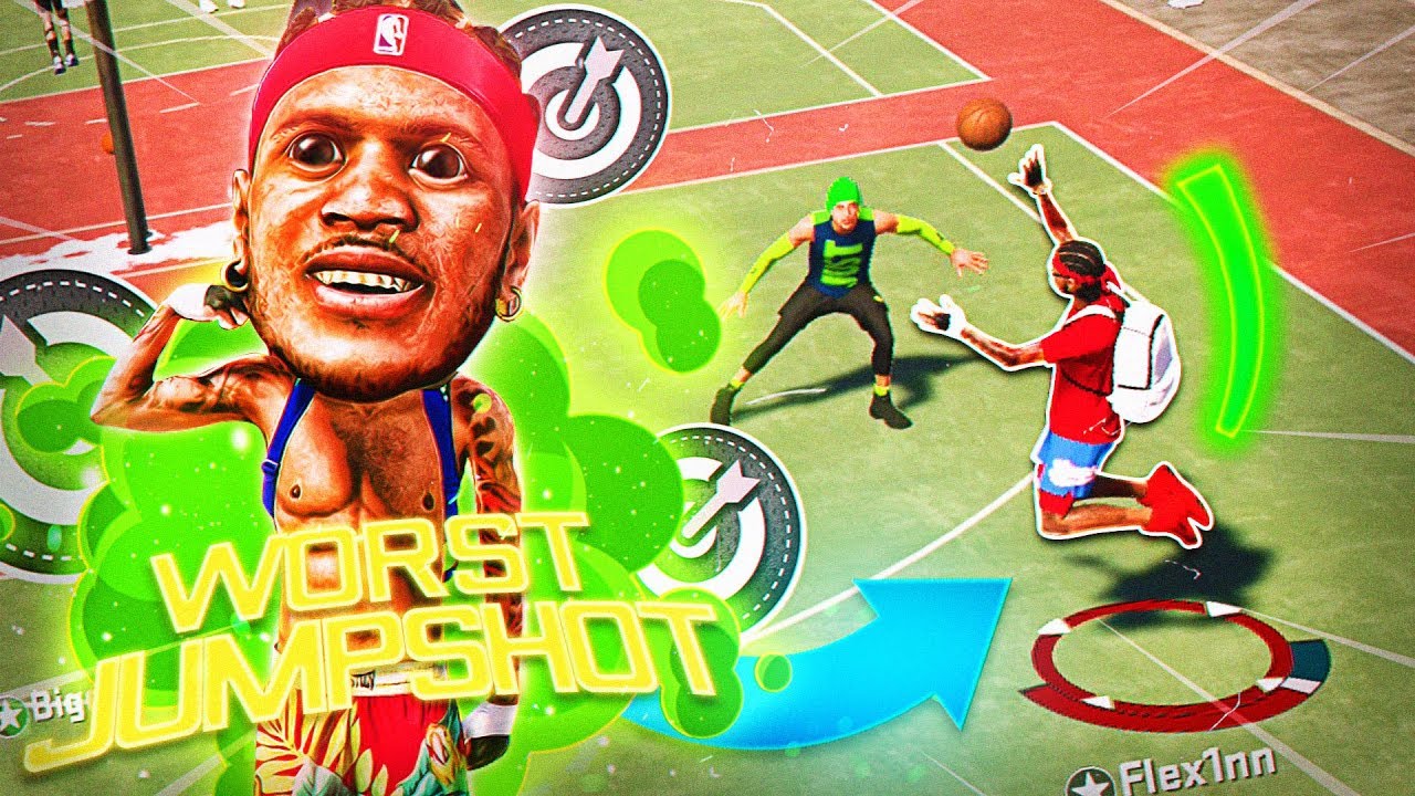 UGLIEST JUMPSHOT EVER in NBA 2K20 - YouTube
