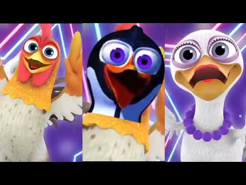El Gallo y La Pata en nuevo remix de cancion y baile pero El Pinguino ...