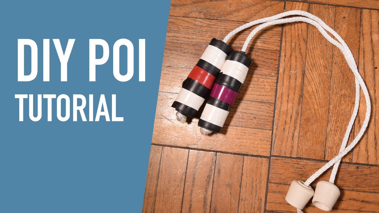 Make Your Own Poi: DIY Practice Poi Tutorial - YouTube