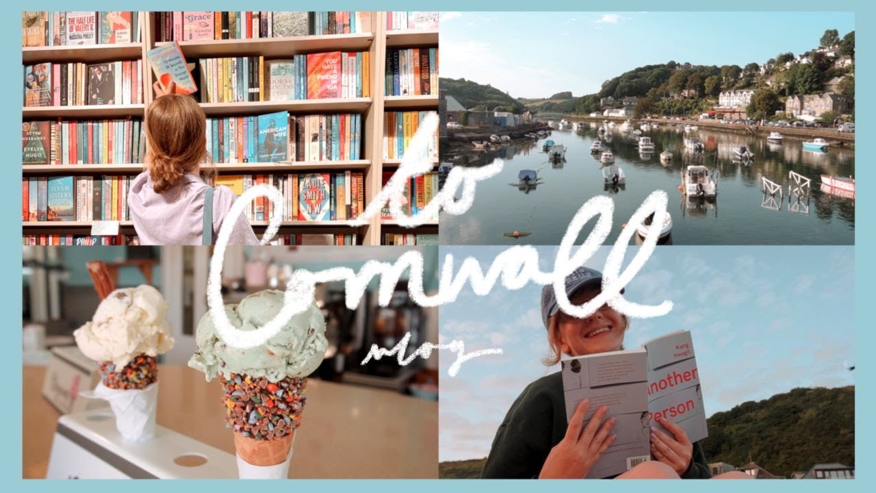 a weekend in cornwall ~ bookshops, beaches & great facts - YouTube