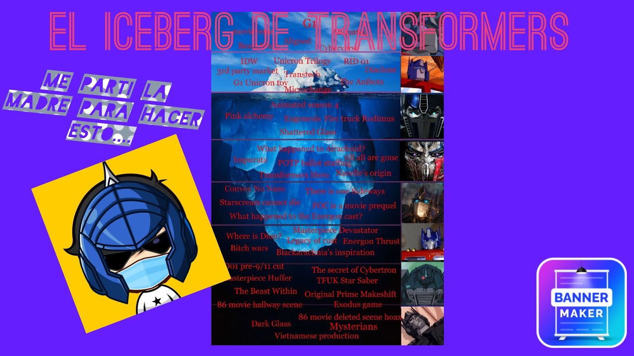 Mi vídeo de un iceberg de Transformers - YouTube