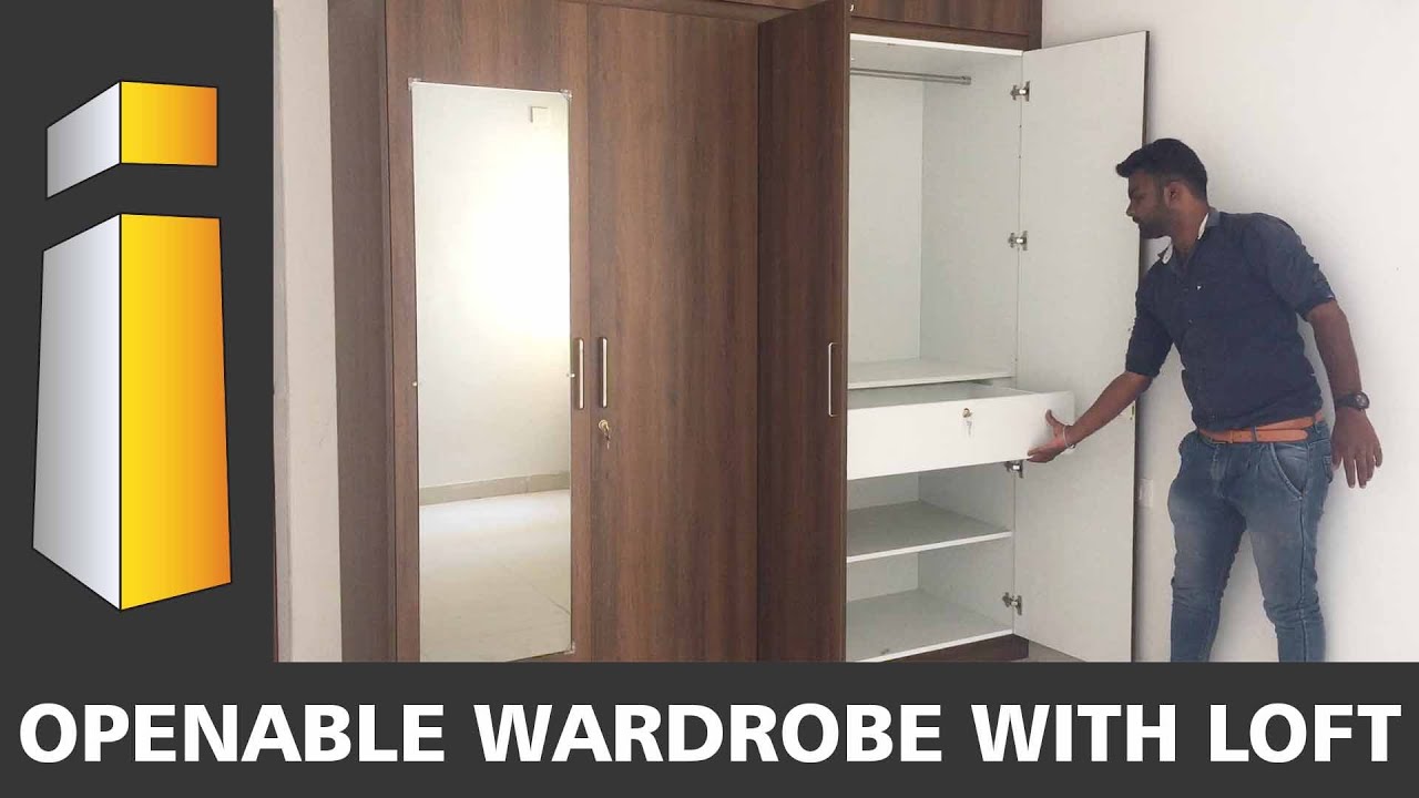 Openable Wardrobe with Loft👍 i Build Interiors🏠 - YouTube