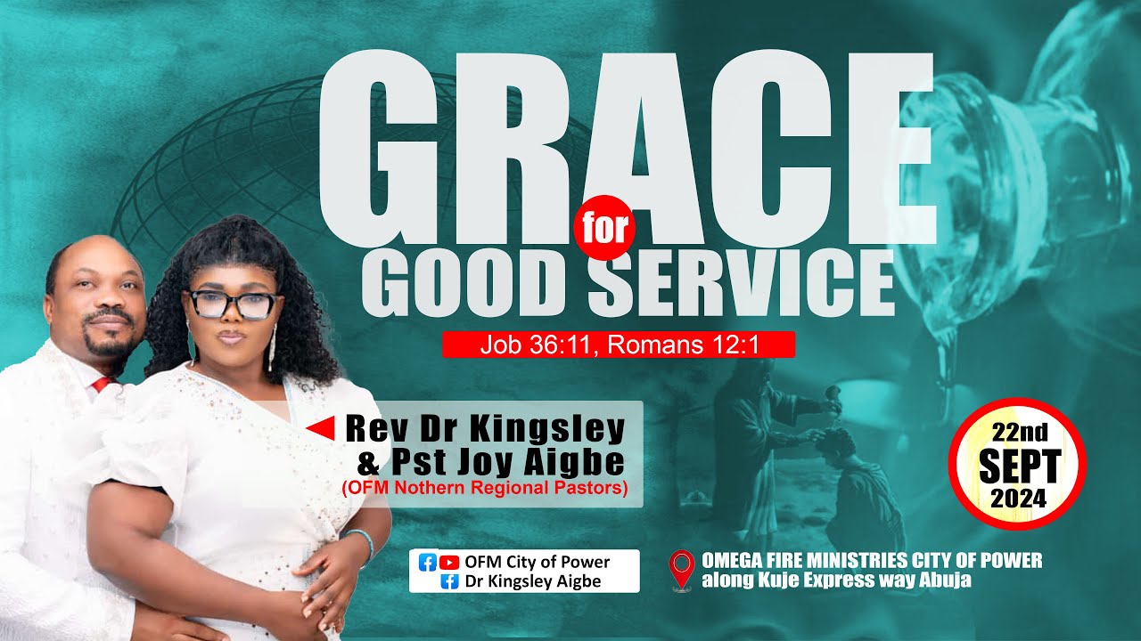 Sunday Service (22nd, Sept, 2024) With Rev Dr Kingsley & Pst Joy Aigbe ...