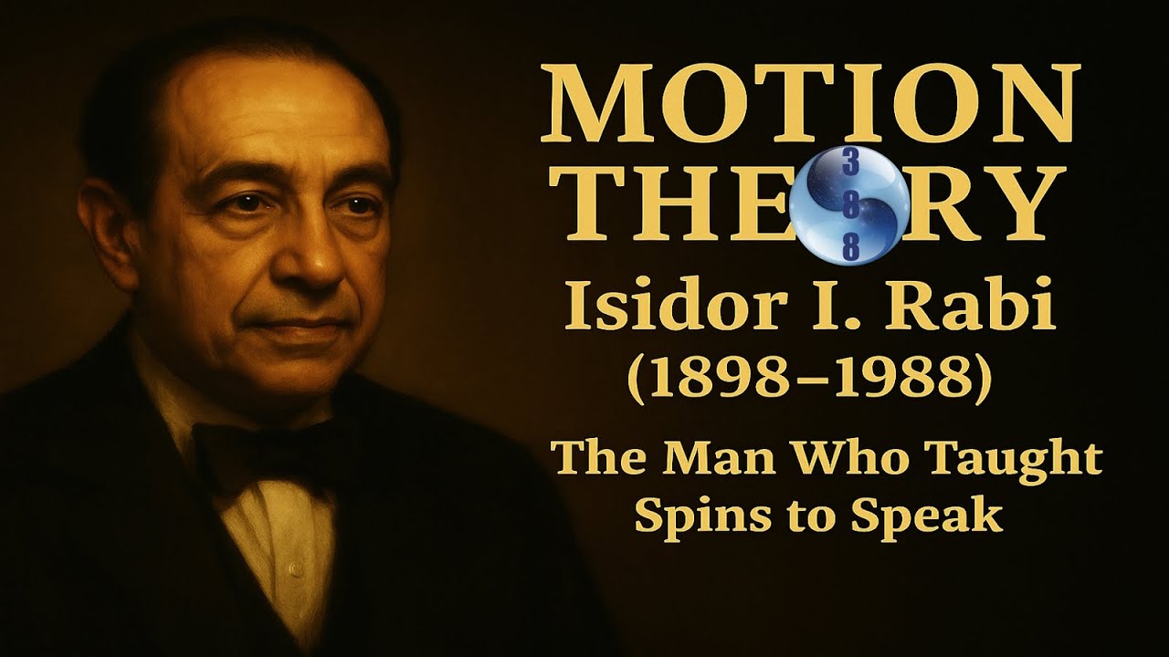 Isidor I. Rabi (1898–1988) — The Man Who Taught Spins to Speak - YouTube