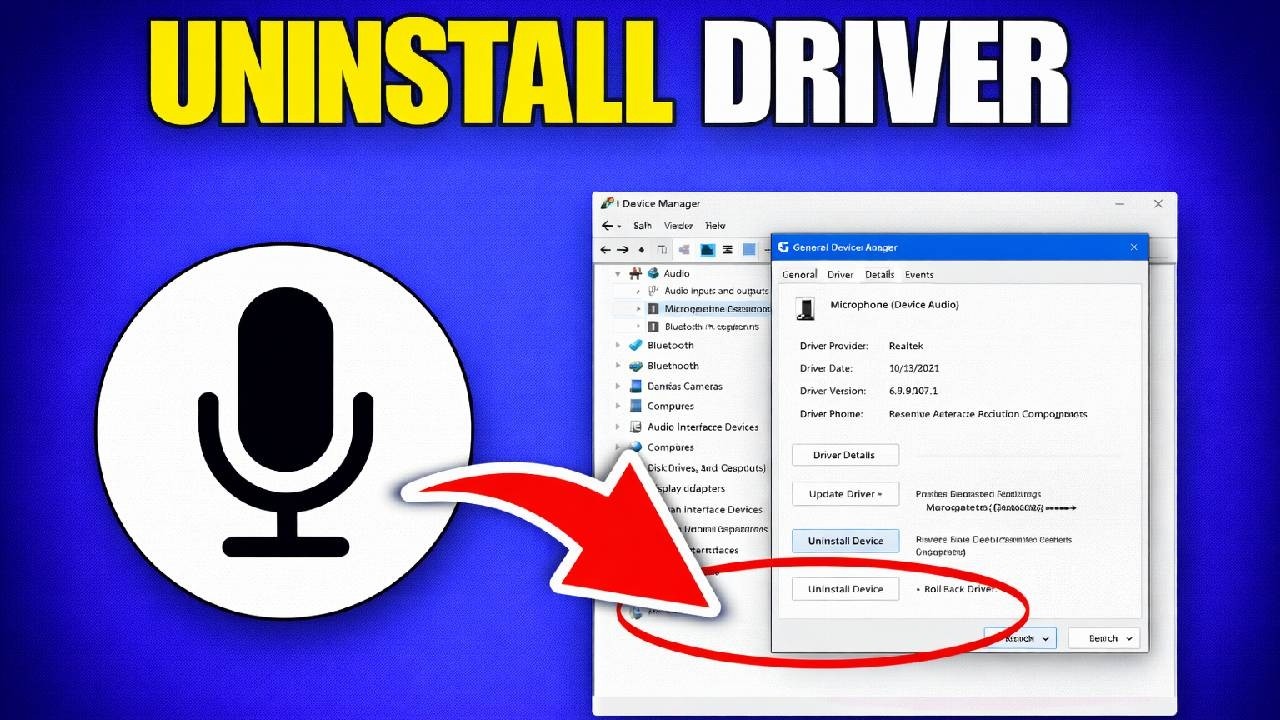 How to Uninstall and Reinstall Microphone Drivers in Windows 11 - YouTube