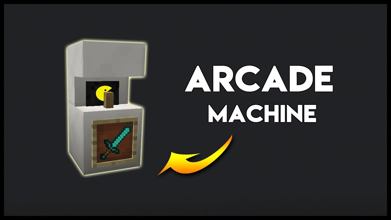 Minecraft | How to make a Arcade Machine - YouTube