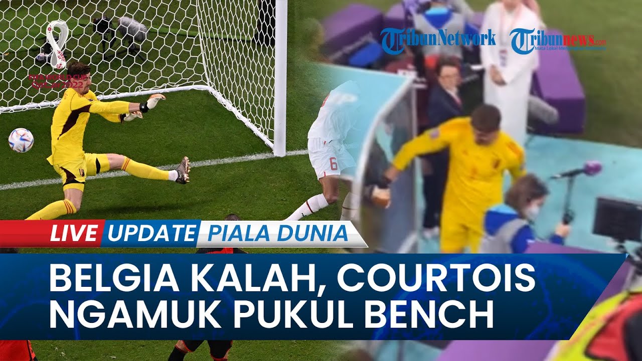 Thibaut Courtois Ngamuk Pukul Kaca Bench Pemain Setelah Kekalahan ...