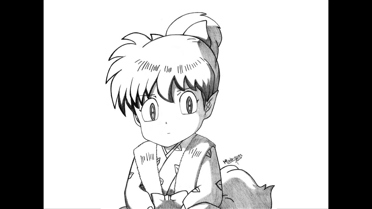 Como dibujar a SHIPPO - Inuyasha. How to draw SHIPPO - YouTube