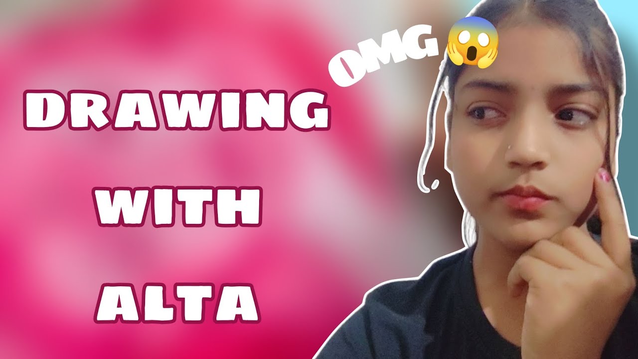 Drawing with alta 😅| Creation's Pari - YouTube