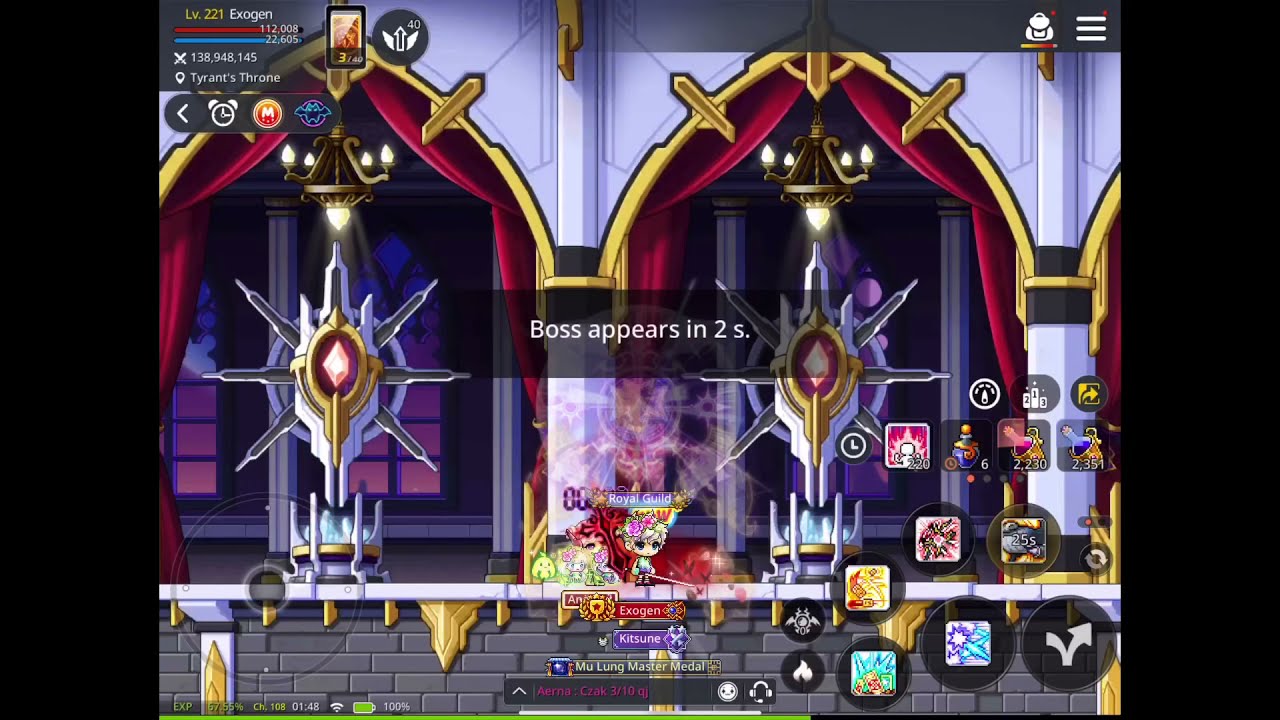 [MapleStory M] Hard Magnus Challenge: No Power Elixirs, No Deaths ...