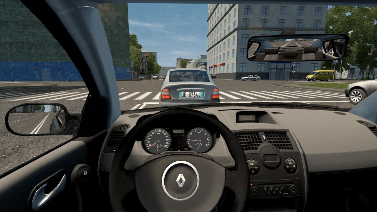 City Car Driving - Renault Megane - City Drive - YouTube