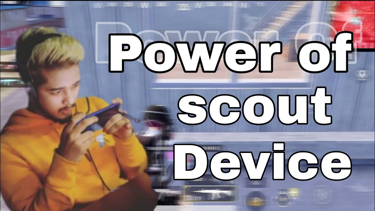 Power of scout device in pubg and bgmi - YouTube