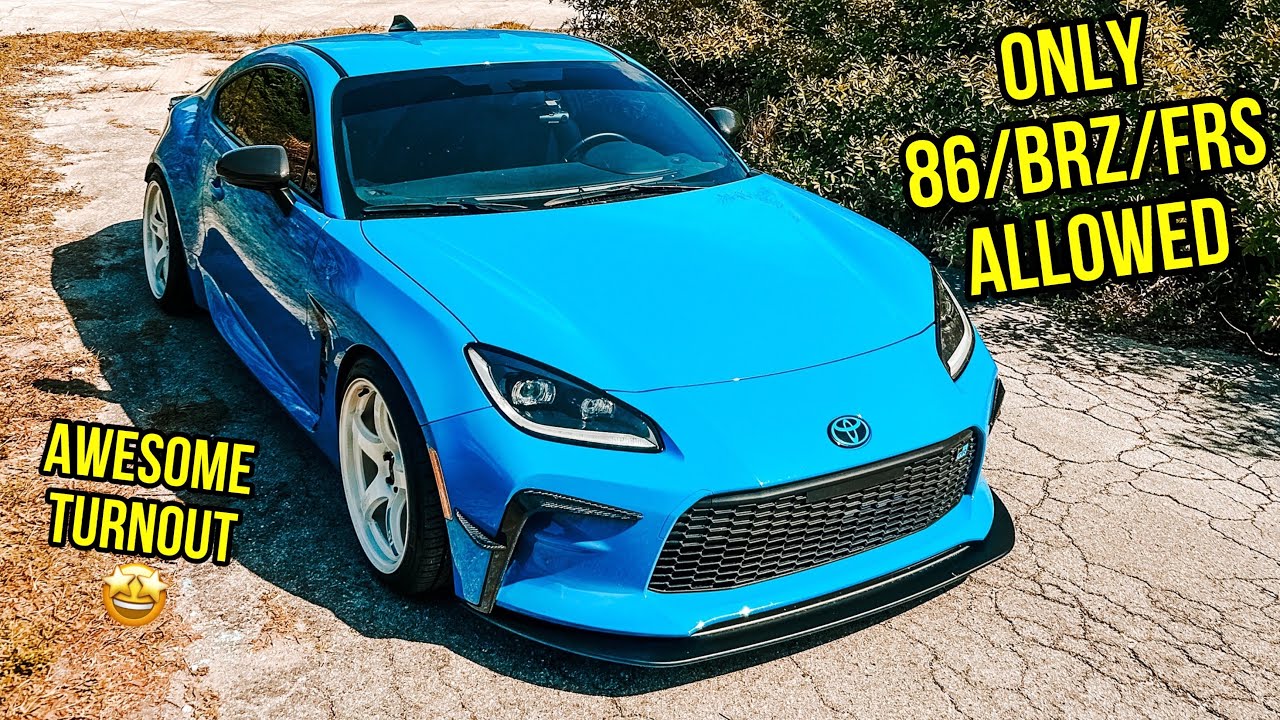 Attending An 86/BRZ/FRS Only Car Meet In My Modified GR86 - YouTube