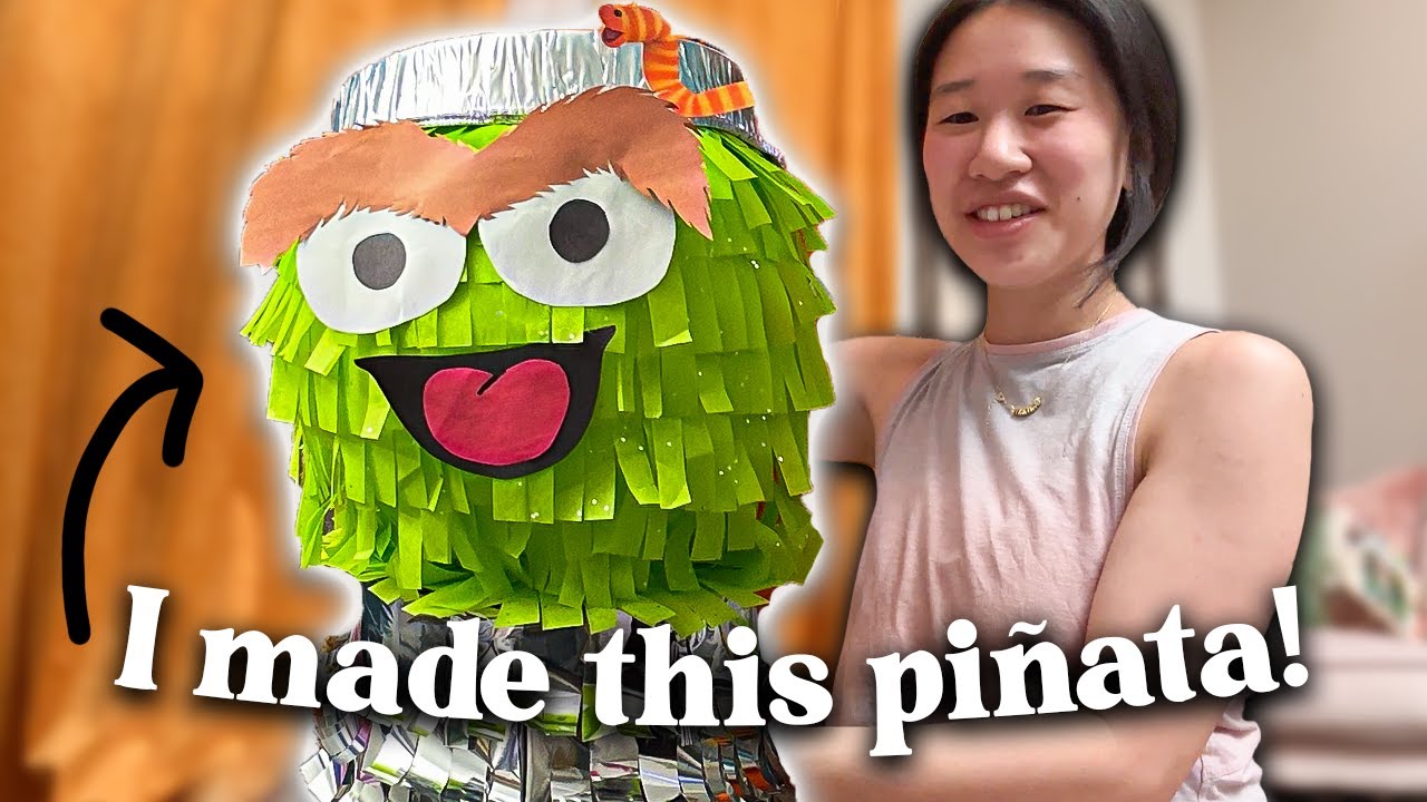 Let's make a piñata together! My first time!!! - YouTube