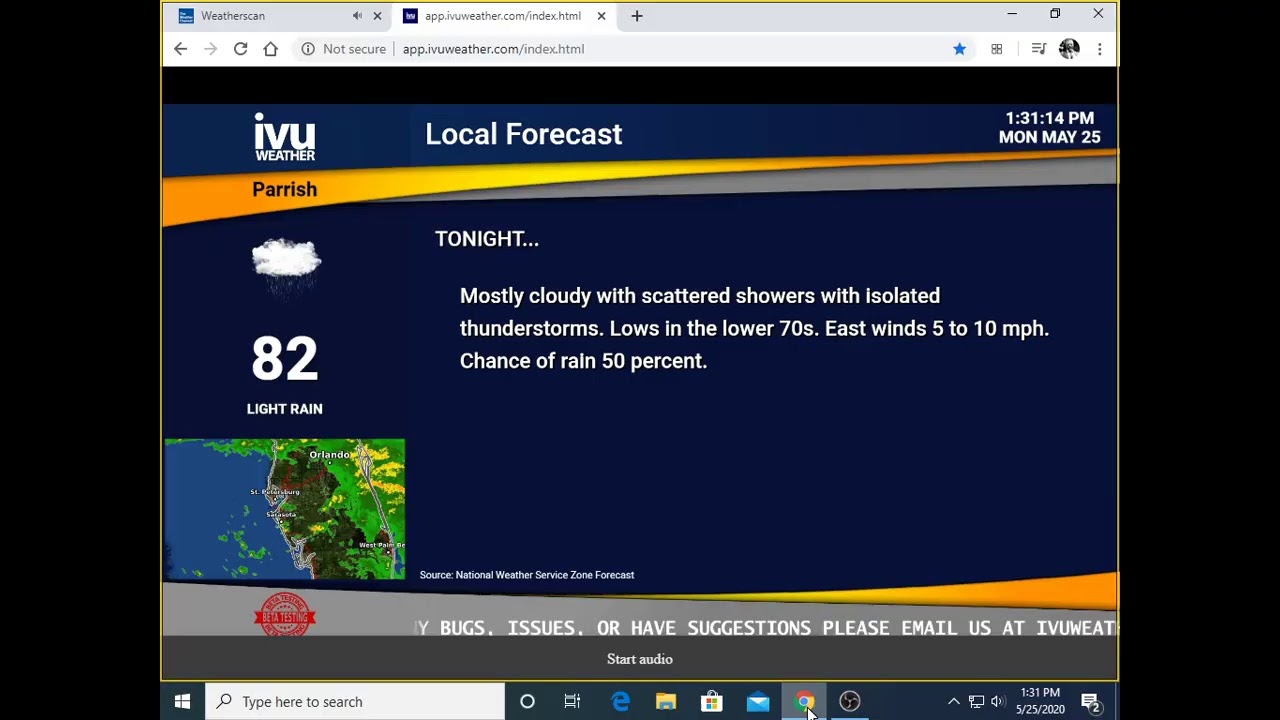 Weatherscan Live Feed Florida 24/7 - YouTube