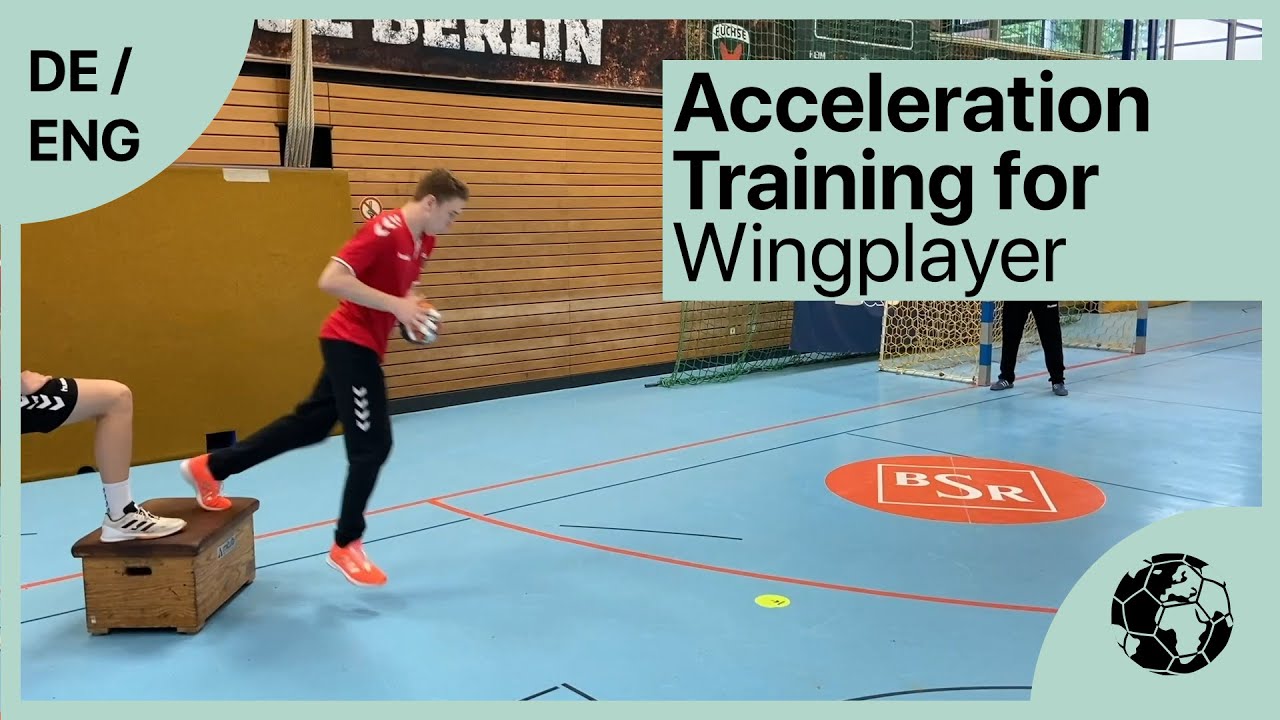 Acceleration for Wingplayer - Handballtraining Technique | Handball ...