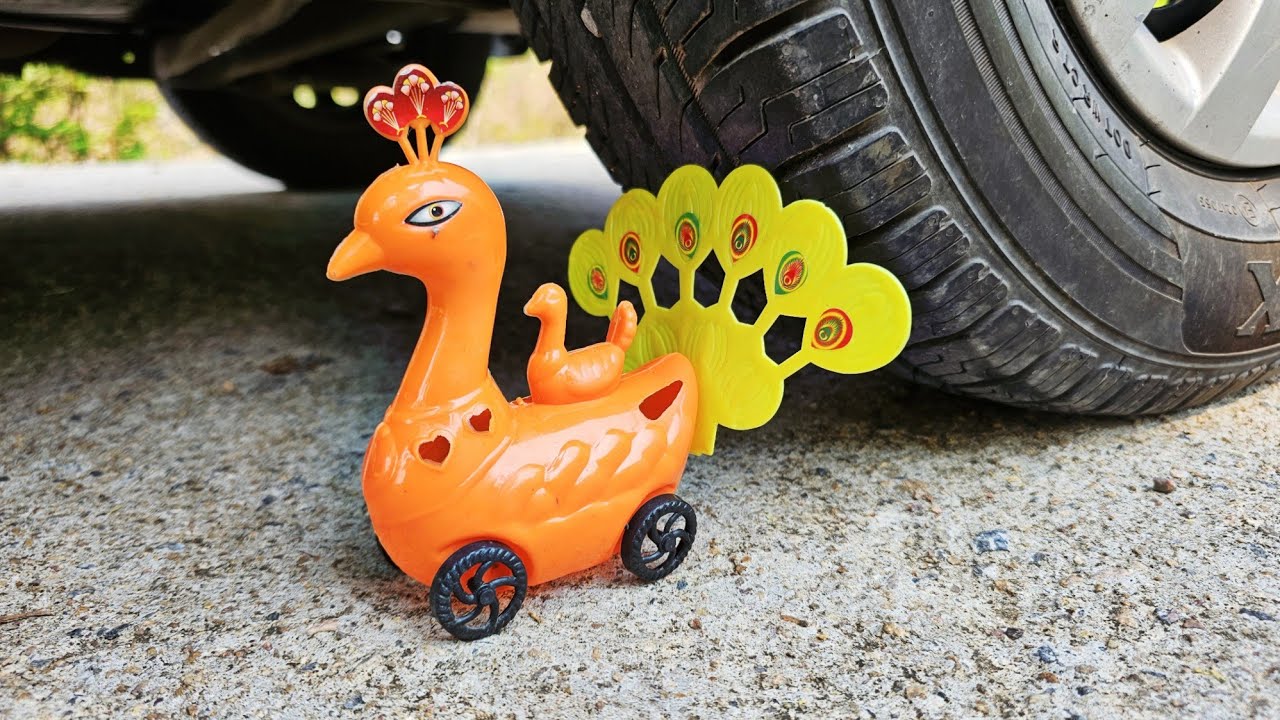 Miniatures crushing by car:Oddly satisfying crushing 😍 ️ - YouTube