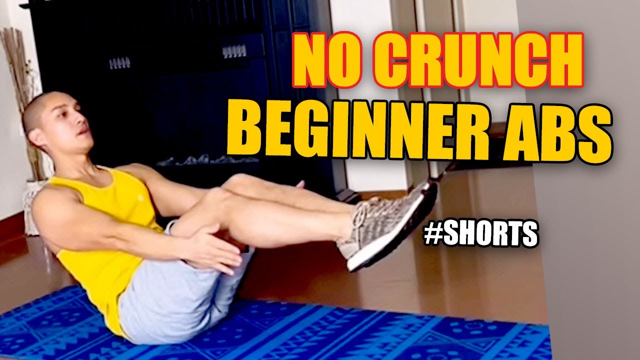 No Crunches Abs Home Workout for Beginners #shorts - YouTube
