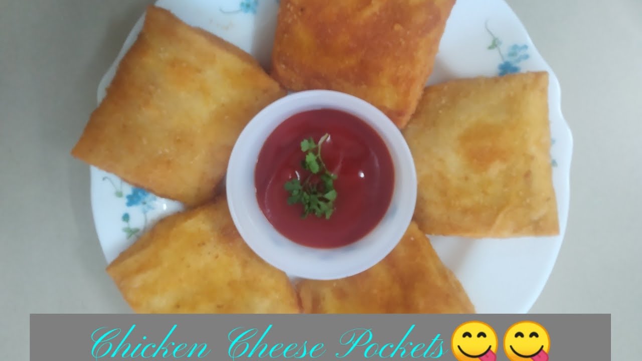 Chicken cheesy pockets/ chicken creamy pockets | recipe by Beyond the ...