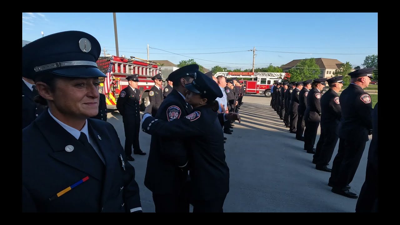 Fishers Firefighter/Paramedic Maria Rhea Walkout and Flag Presentation ...