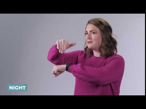 Learn How to Sign Night in ASL | LearnHowToSign.org - YouTube