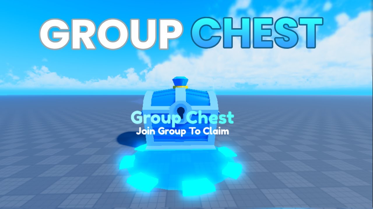 How to make a GROUP CHEST in ROBLOX! - YouTube
