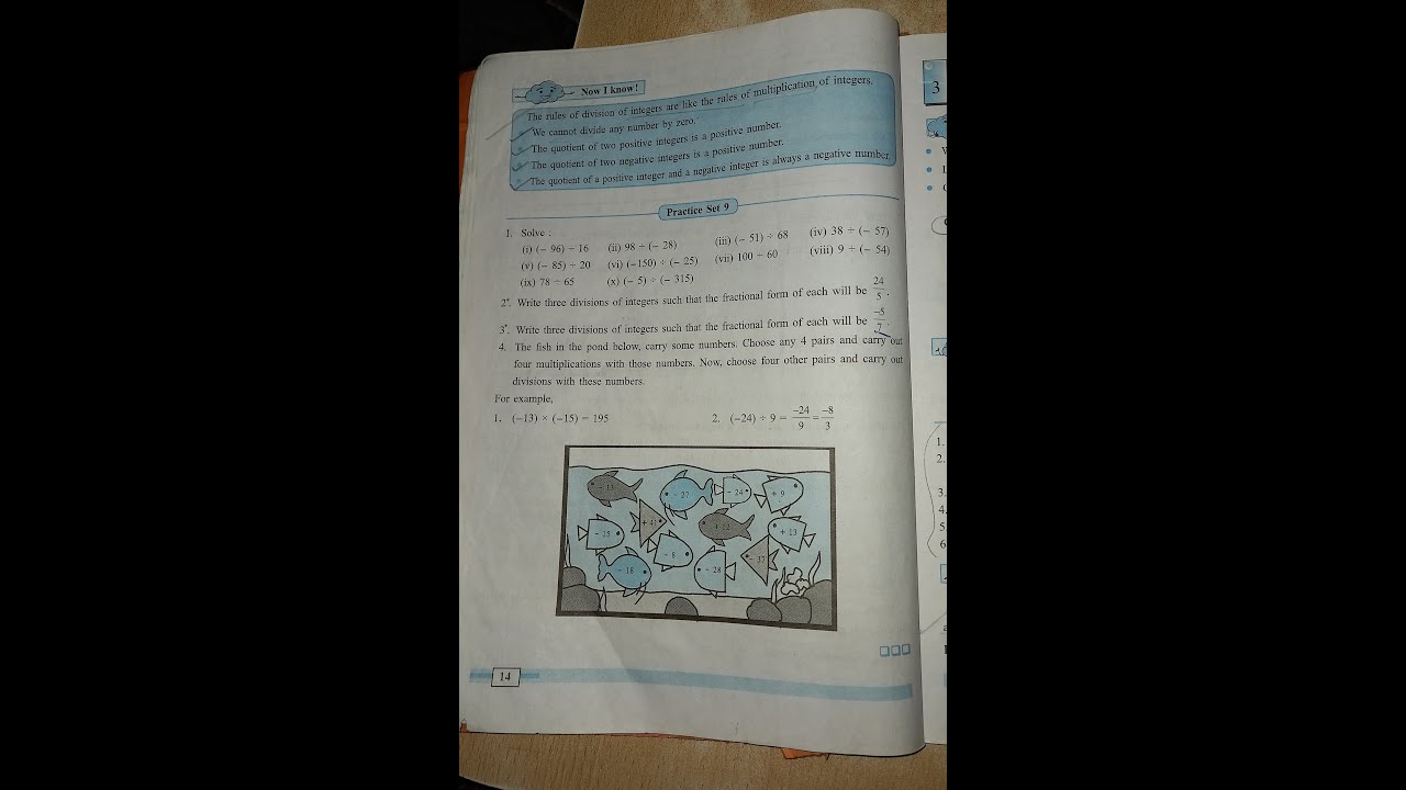 MATHS STD 7TH Practice set 8 AND 9 || chp 2 ||#educational - YouTube