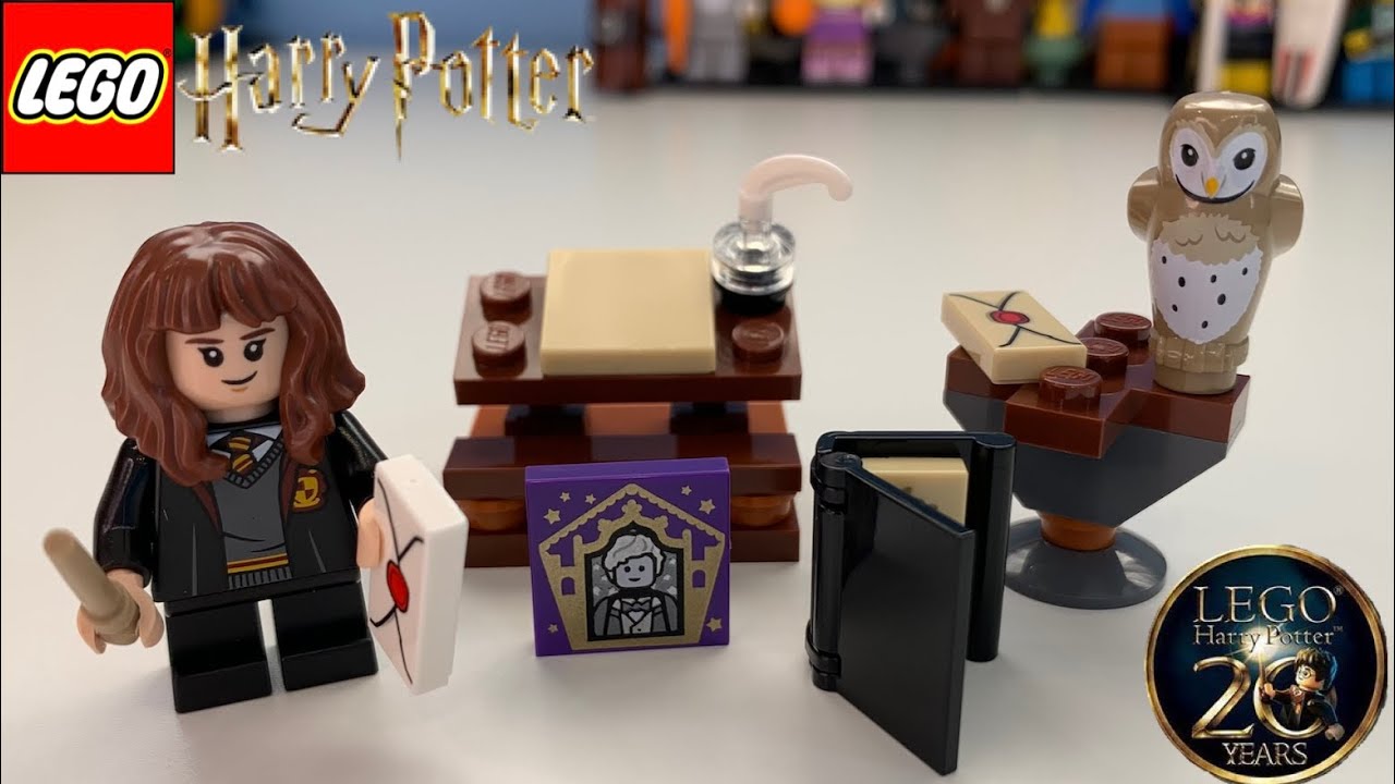 LEGO Harry Potter 30392 Hermione’s Study Desk Polybag Review - YouTube