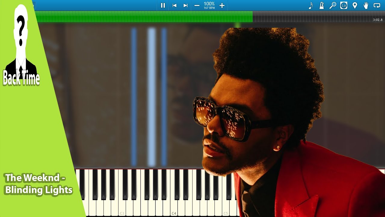 The Weeknd - Blinding Lights (Piano Cover) + Midi - YouTube