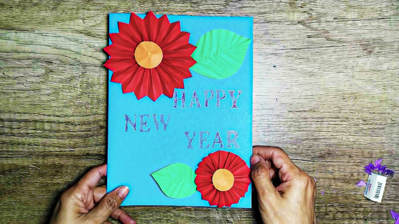 Beautiful Handmade Happy New Year 2020 Card Idea DIY Greeting Cards for ...