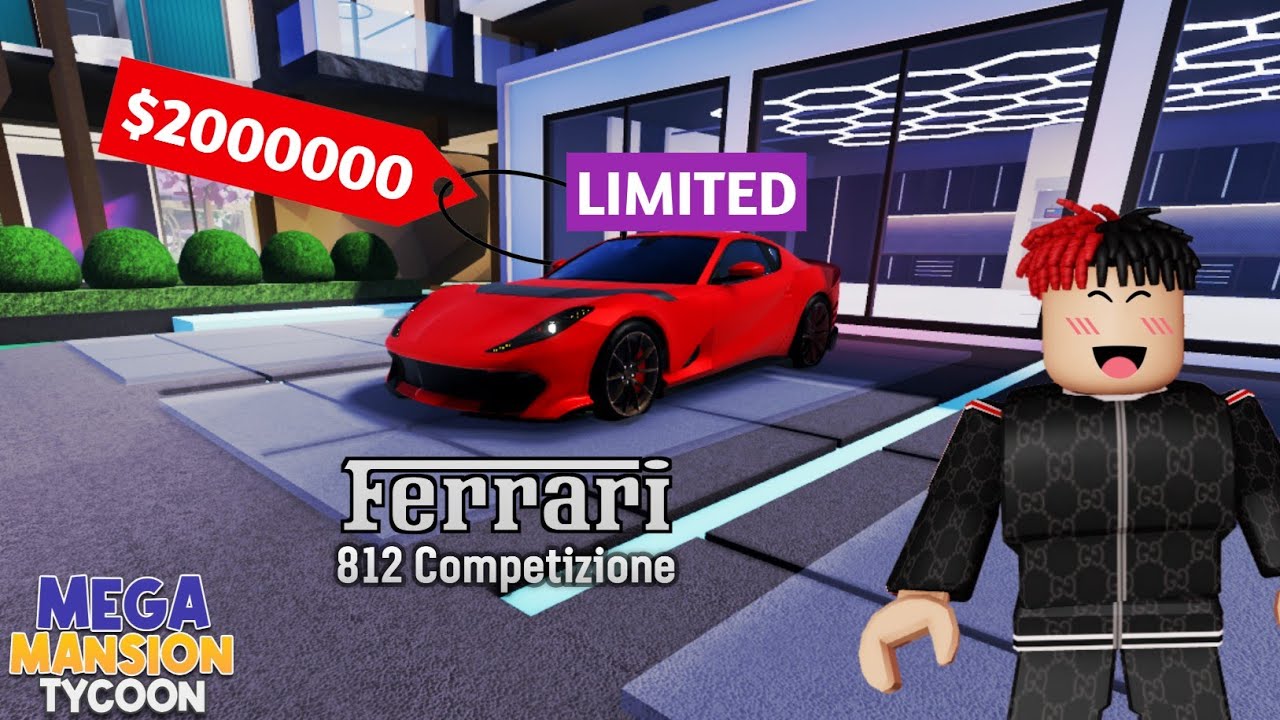 [Limited Car 🚗] Mega Mansion Tycoon Update New Limited Car is here ...
