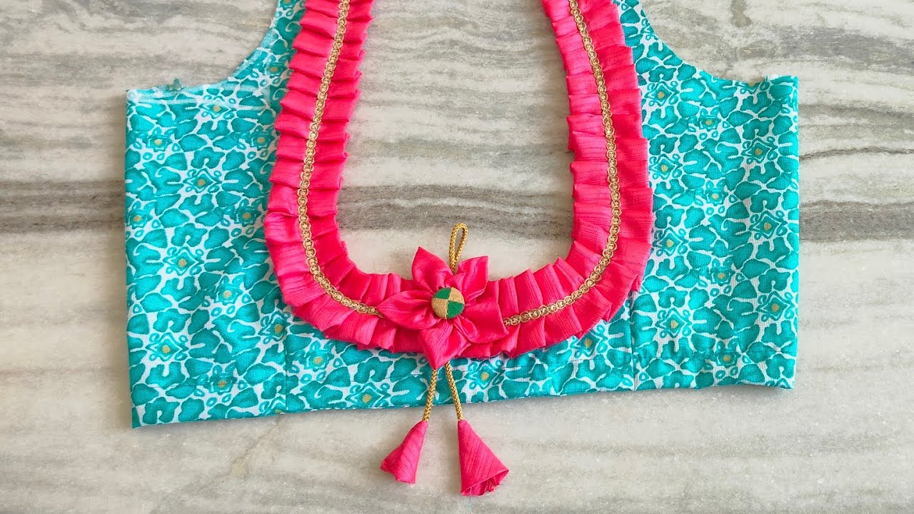 New Pattern Blouse ll Beautiful Blause Design Amazing Look Cutting And ...