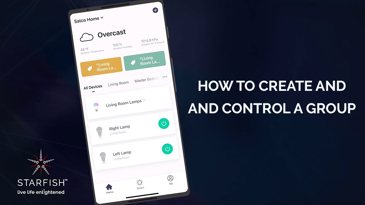 STARFISH Smart Lighting: How to Create a New Group - YouTube