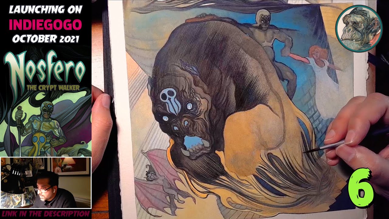LIVE! INDIEGOGO COMIC COUNTDOWN! | DAY 6! NOSFERO: The Crypt Walker" - YouTube