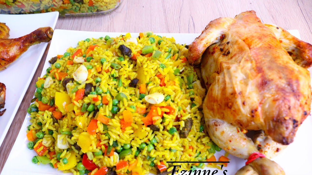 Nigerian Party Fried rice (UPDATED VERSION). Fried rice Recipe - YouTube
