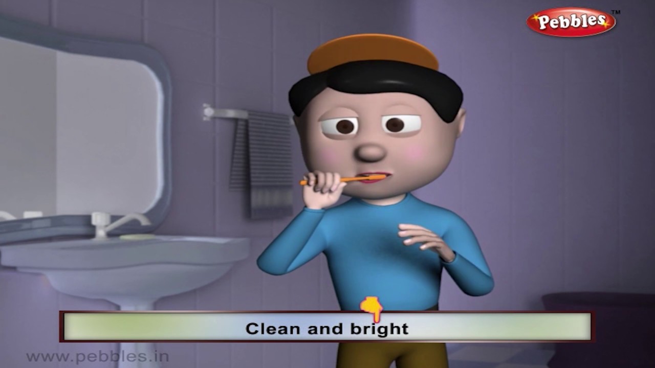 Tooth Brush | Nursery Rhymes With Lyrics | Nursery Poems | 3D Nursery ...